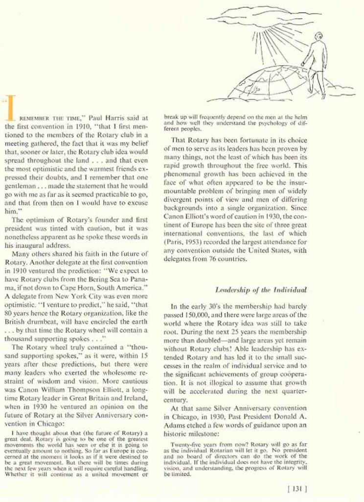 The first 50 years | Rotary Global History Fellowship (RGHF)